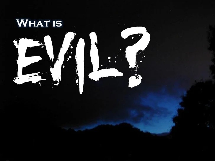 Wrestling with Evil – Where Is God in the Darkness? – Pastor's Ponderings